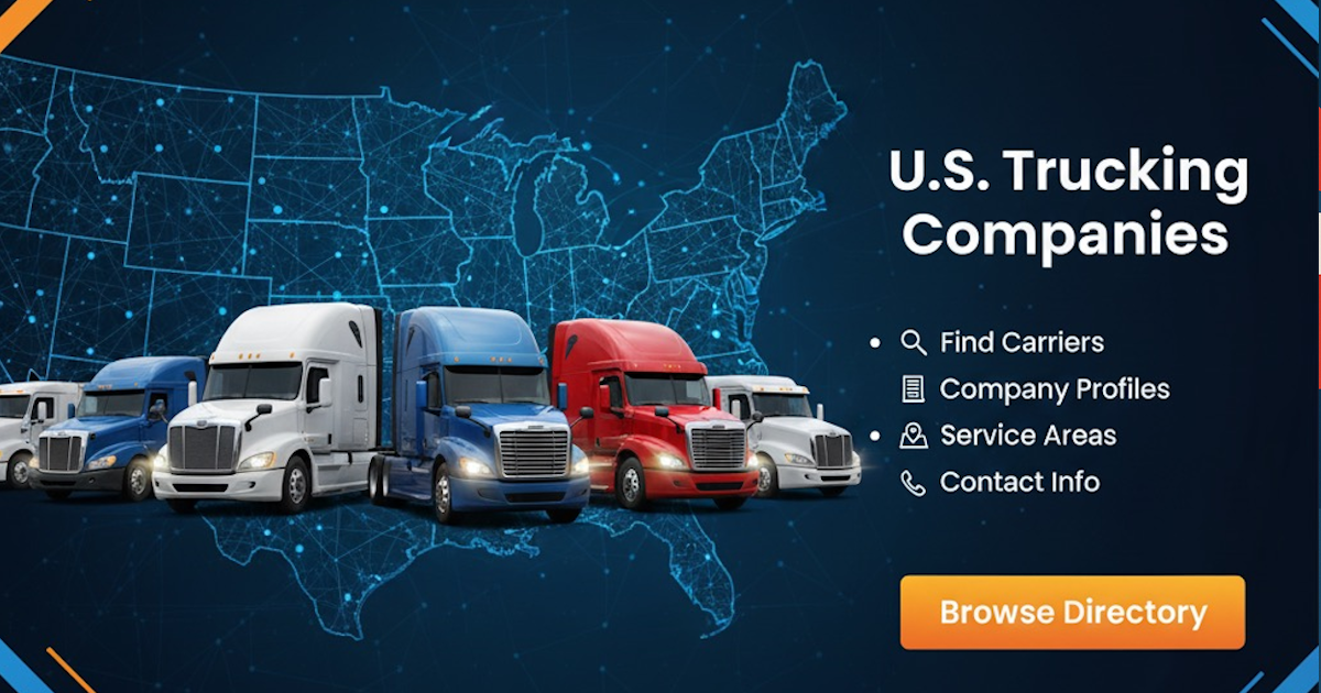 Trucking Companies Directory — Dispatchers, Insurance and Services